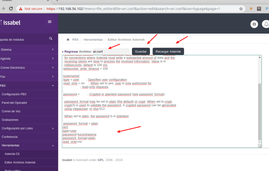 Asterisk Rest Interface (ARI) en Issabel – Juan Oliva
